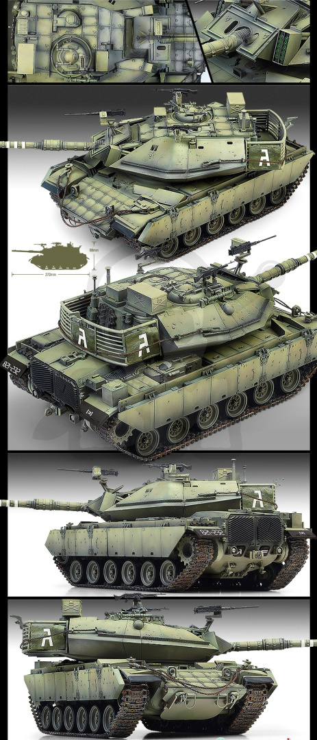Battle-Models > Academy 13281 Magach 6B Gal Batash 1:35